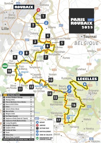 Paris-Roubaix Juniors U19 et Espoirs U23 2025 : Les équipes engagées ...